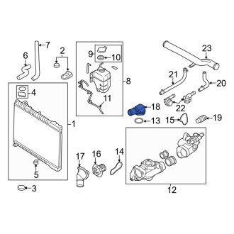 Kia Sedona OEM Engine Cooling Parts | Radiators, Fans — CARiD.com