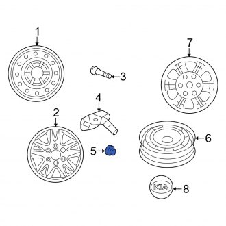 Kia Seltos OEM Lug Nuts & Locks | CARiD