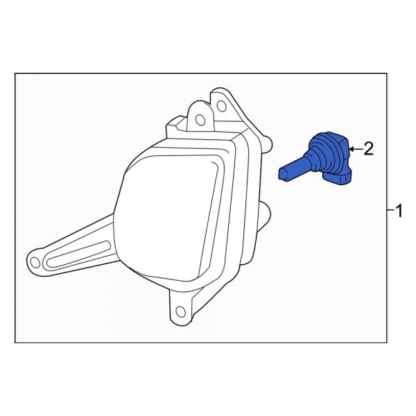 Kia OE 1864935009L - Fog Light Bulb