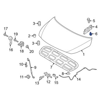 Kia EV6 OEM Body Hoods | Carbon Fiber, Fiberglass — CARiD.com