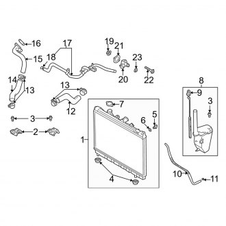 2003 Kia Rio OEM Engine Cooling Parts | Radiators — CARiD.com