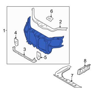 Kia Rio Radiator Supports — CARiD.com