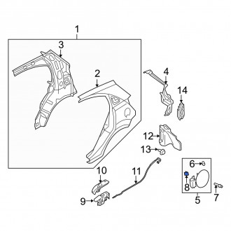 Kia Niro Fuel Doors & Parts — CARiD.com
