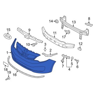Kia Rio Replacement Front Bumpers & Components — CARiD.com