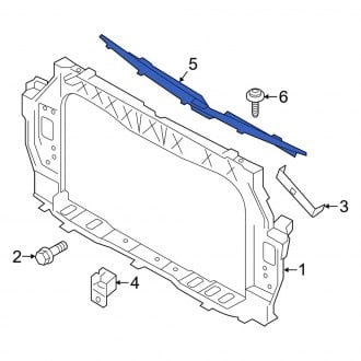 Kia Rio Radiator Support Covers | CARiD