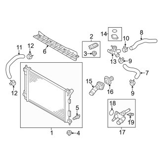2013 Kia Rio OEM Engine Cooling Parts - Radiators | CARiD