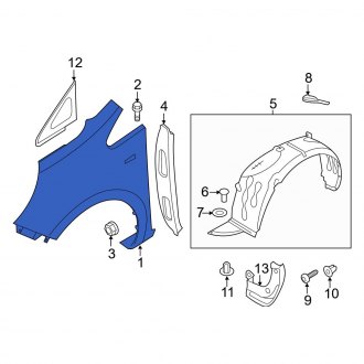 Kia Rio OEM Fenders | Factory Front & Rear Fenders — CARiD.com