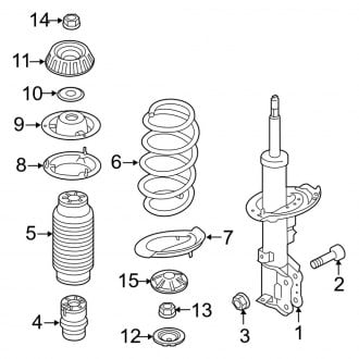 2013 Kia Rio Performance Suspension - Shocks, Springs, Struts