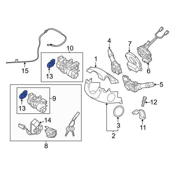 Kia OE 931103S000 - Ignition Switch