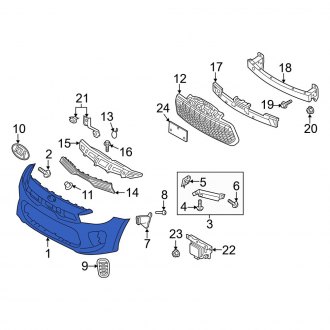 Kia Rio Replacement Front Bumpers & Components | CARiD