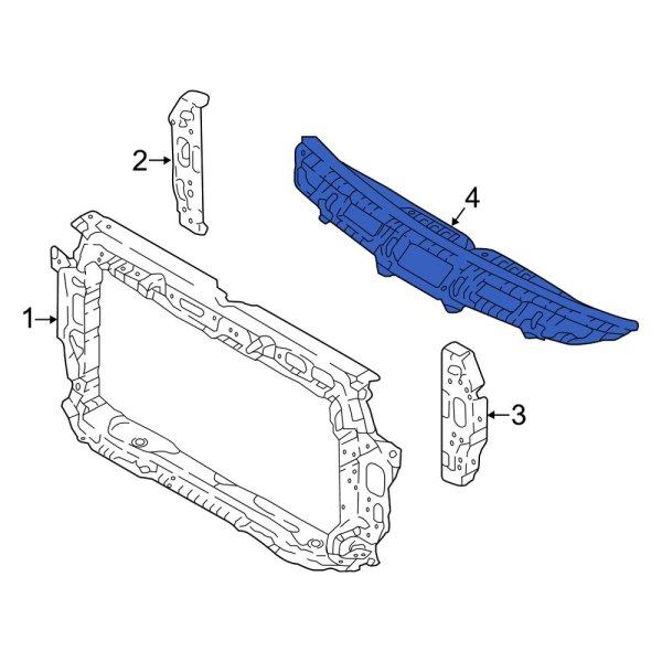 Kia OE 86391H9AA0 - Front Radiator Support Access Cover