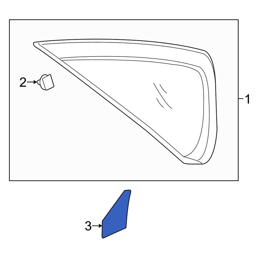 Kia OE 87549H8000 - Rear Right Stone Guard
