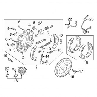 2018 Kia Rio OEM Brake Parts - Pads, Bleeders | CARiD
