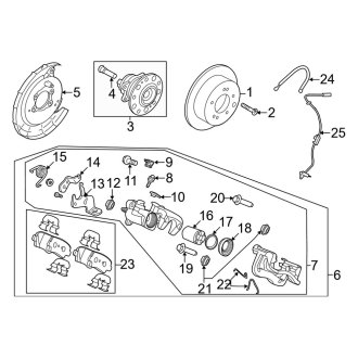 2018 Kia Rio OEM Brake Parts - Pads, Bleeders | CARiD