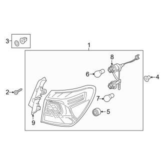 2021 Kia Rio OEM Tail Lights - LED, Fiber Optic | CARiD