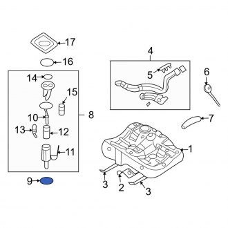 Kia Sportage OEM Fuel System Parts - Pumps, Lines | CARiD