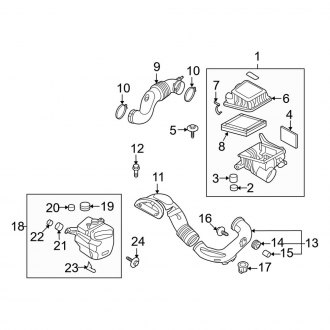 2009 Kia Optima OEM Air Intake Parts - Filters | CARiD