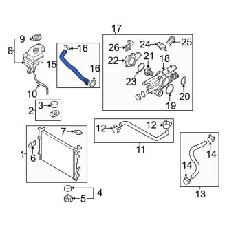 Kia Forte Radiator Hoses & Clamps — CARiD.com