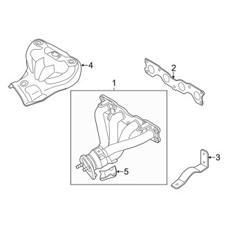 2013 Kia Optima OEM Exhaust Parts | Systems, Tips — CARiD.com