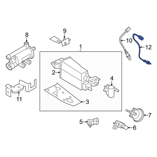 Kia OE 392102G560 - Rear Oxygen Sensor