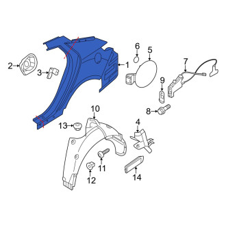 Kia Optima Replacement Quarter Panels - CARiD.com
