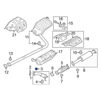 Kia Telluride OEM Exhaust Parts - Systems, Tips, Pipes | CARiD
