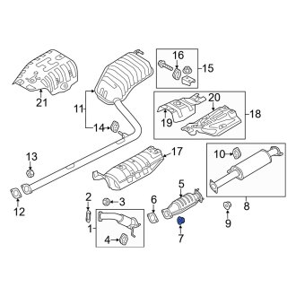 Kia Telluride OEM Exhaust Parts | Systems, Tips, Pipes — CARiD.com