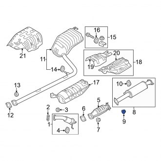 Kia Sorento OEM Exhaust Parts | Systems, Tips, Pipes — CARiD.com