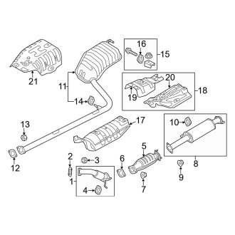 2012 Kia Optima OEM Exhaust Parts - Systems, Tips | CARiD