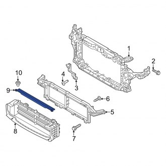 Kia Optima Radiator Support Covers — CARiD.com