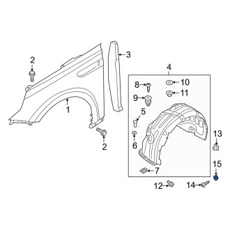 Kia OEM Fenders | Factory Front, Rear, Inner Fenders — CARiD.com