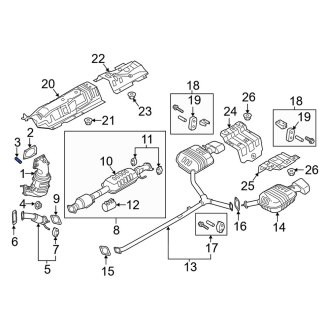 Kia Stinger OEM Exhaust Parts | Systems, Tips, Pipes — CARiD.com