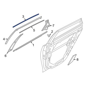 Kia Door Moldings | Side, Edge, Belt – CARiD.com