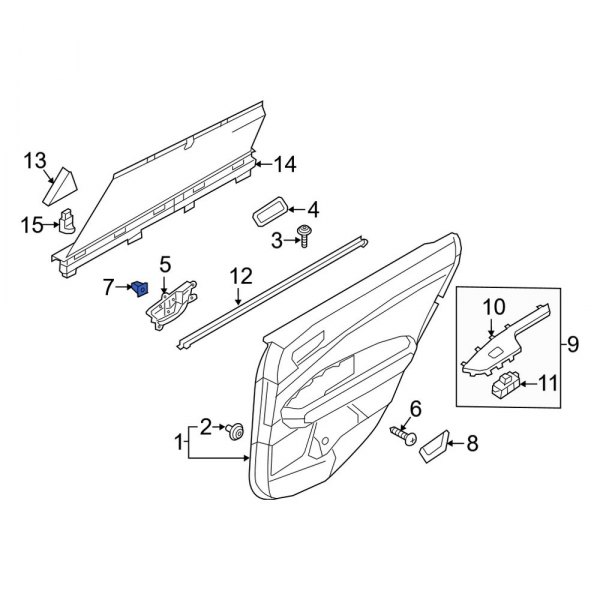 Kia OE 1491005000 - Bumper Cover Nut
