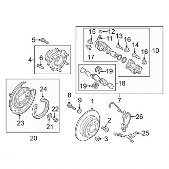 2018 Kia Optima OEM Brake Parts - Pads, Bleeders | CARiD