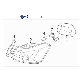 Kia Telluride OEM Tail Lights | LED, Fiber Optic — CARiD.com