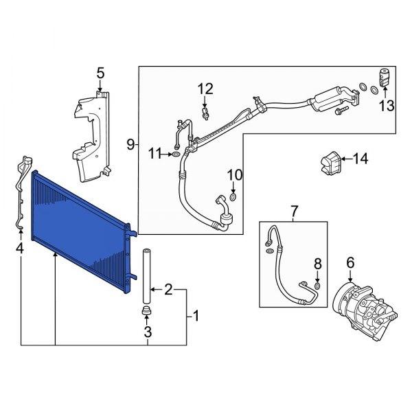 Kia OE 97606L3000 - A/C Condenser