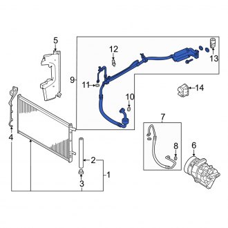 Kia K5 OEM A/C & Heating Parts | Systems, Compressors — CARiD.com