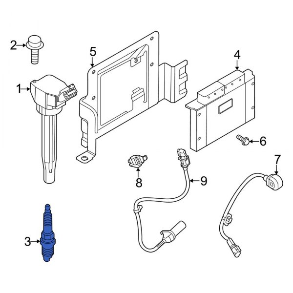 Kia OE 1887508085 - Spark Plug