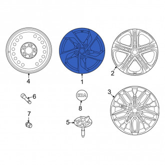Kia OE™ Factory Wheels | CARiD
