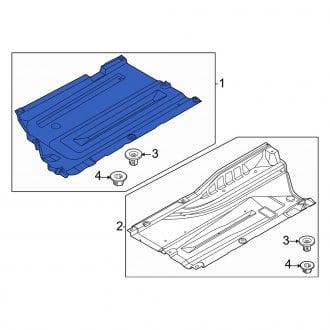 Kia K5 Underbody Covers - Splash Shields | CARiD