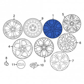 Kia OEM Wheels - Original Steel & Alloy Wheels | CARiD