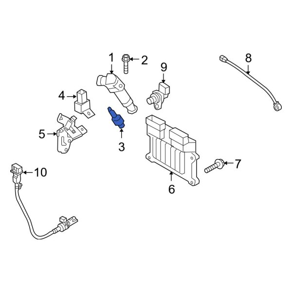 Kia OE 1884511160 - Spark Plug