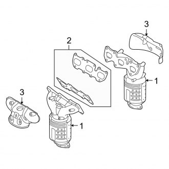 2007 Kia Rondo OEM Exhaust Parts | Systems, Tips — CARiD.com