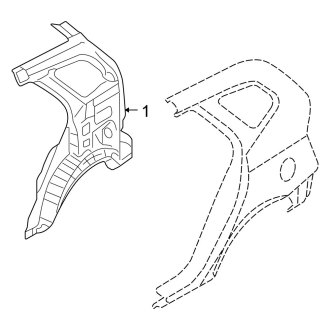 2007 Kia Rondo OEM Quarter Panels & Parts — CARiD.com