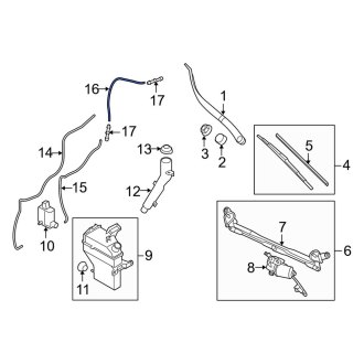 Kia Forte Washer Nozzles & Parts — CARID.com