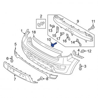 Kia Carnival Grille Brackets & Hardware — CARiD.com