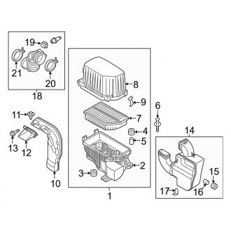 2015 Kia Soul OEM Air Intake Parts | Filters — CARiD.com