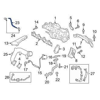 Kia Soul Turbo & Supercharger Lines, Hoses, Fittings — CARiD.com