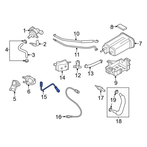 Kia OE 392102B500 - Front Oxygen Sensor